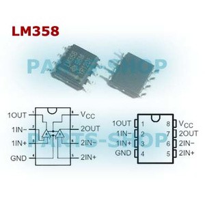 Jual LM358 SMD IC Opamp LM358DR Low-Power Dual-Operational Amplifiers Sop-8 | Shopee Indonesia