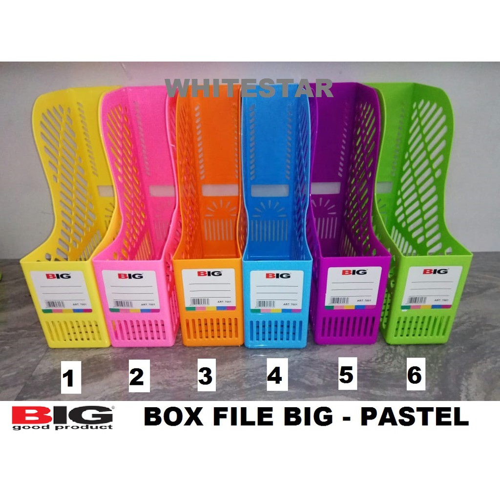 Jual box file plastik big - pastel 7001 | Shopee Indonesia