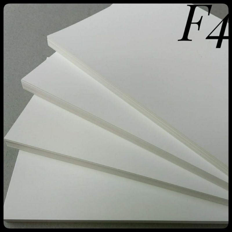 Jual KERTAS IVORY 350 GR UK F4 / FOLIO 21,5 CM X 33 CM ( ISI 50 LEMBAR ...