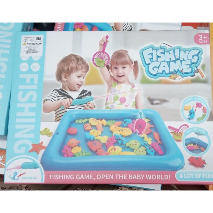 Jual Mainan memancing ikan fishing game magnet bisa isi air pancingan ...