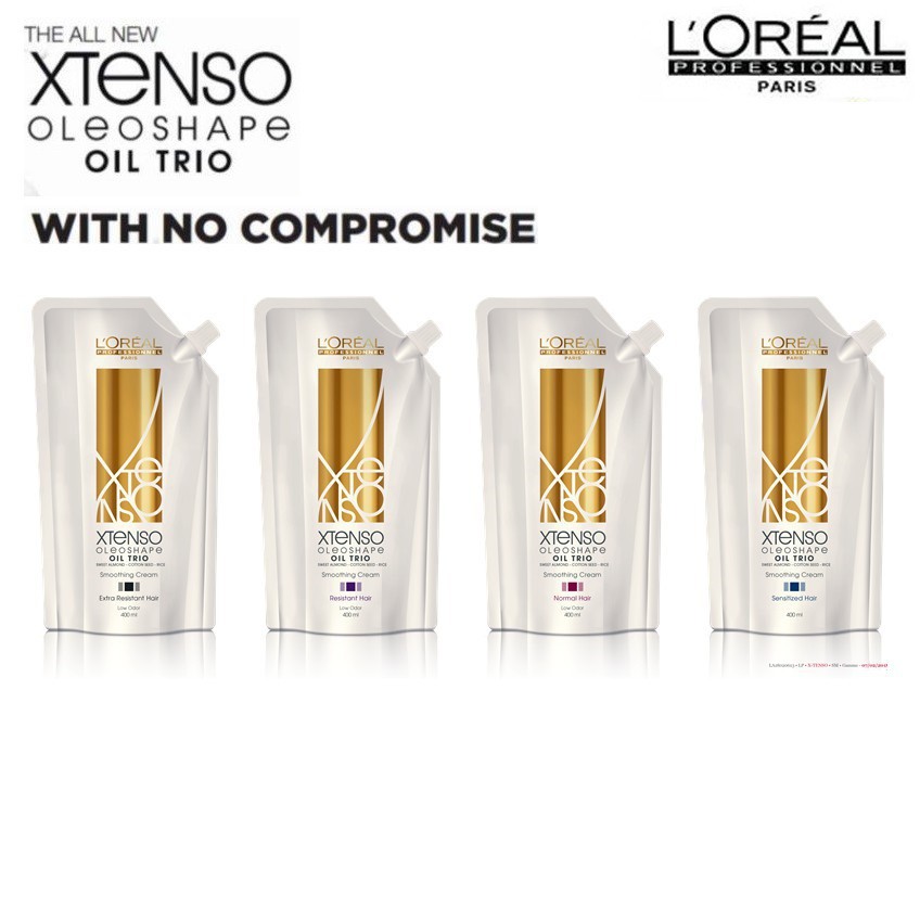 Jual Loreal XTenso Oleo Shape Smoothing Step 1 400 ml | Shopee Indonesia