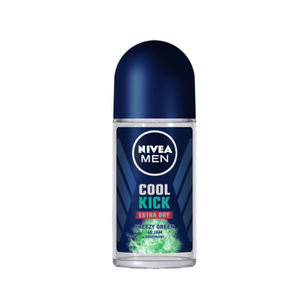 Jual Nivea Men Cool Kick Deodorant 2x50 mL | Shopee Indonesia