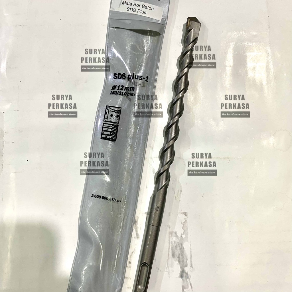 Jual MATA BOR BETON / TEMBOK 12 MM 12MM X 150MM / 210MM SDS PLUS 1 BOSCH | Shopee Indonesia