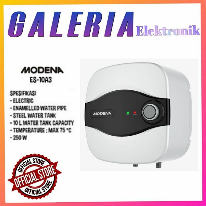 Jual MODENA WATER HEATER LISTRIK UNICA ES-10A3 / ES10A3 10 LITER ...