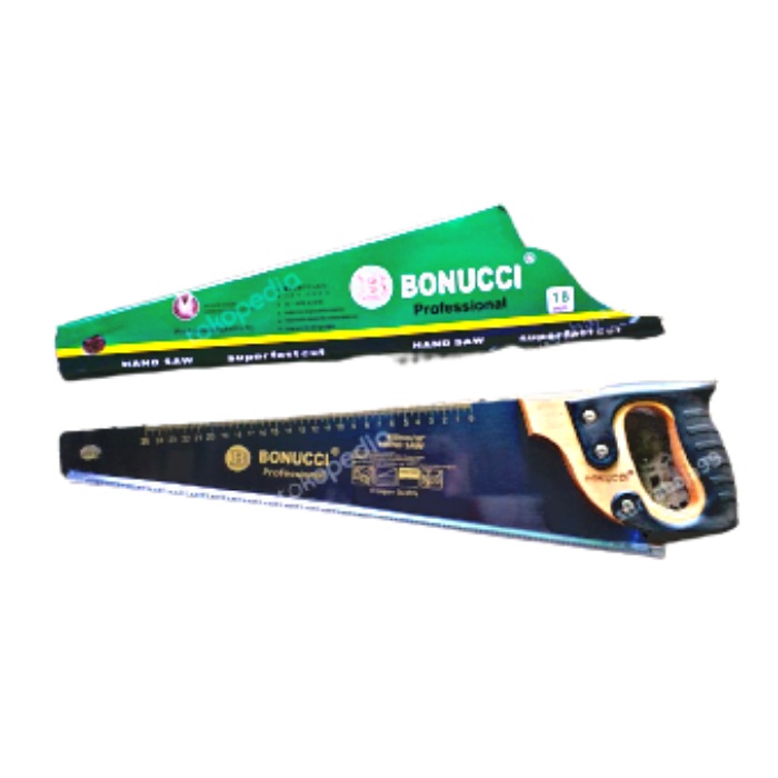 Jual Gergaji kayu bonucci/gergaji tangan 18 inch | Shopee Indonesia