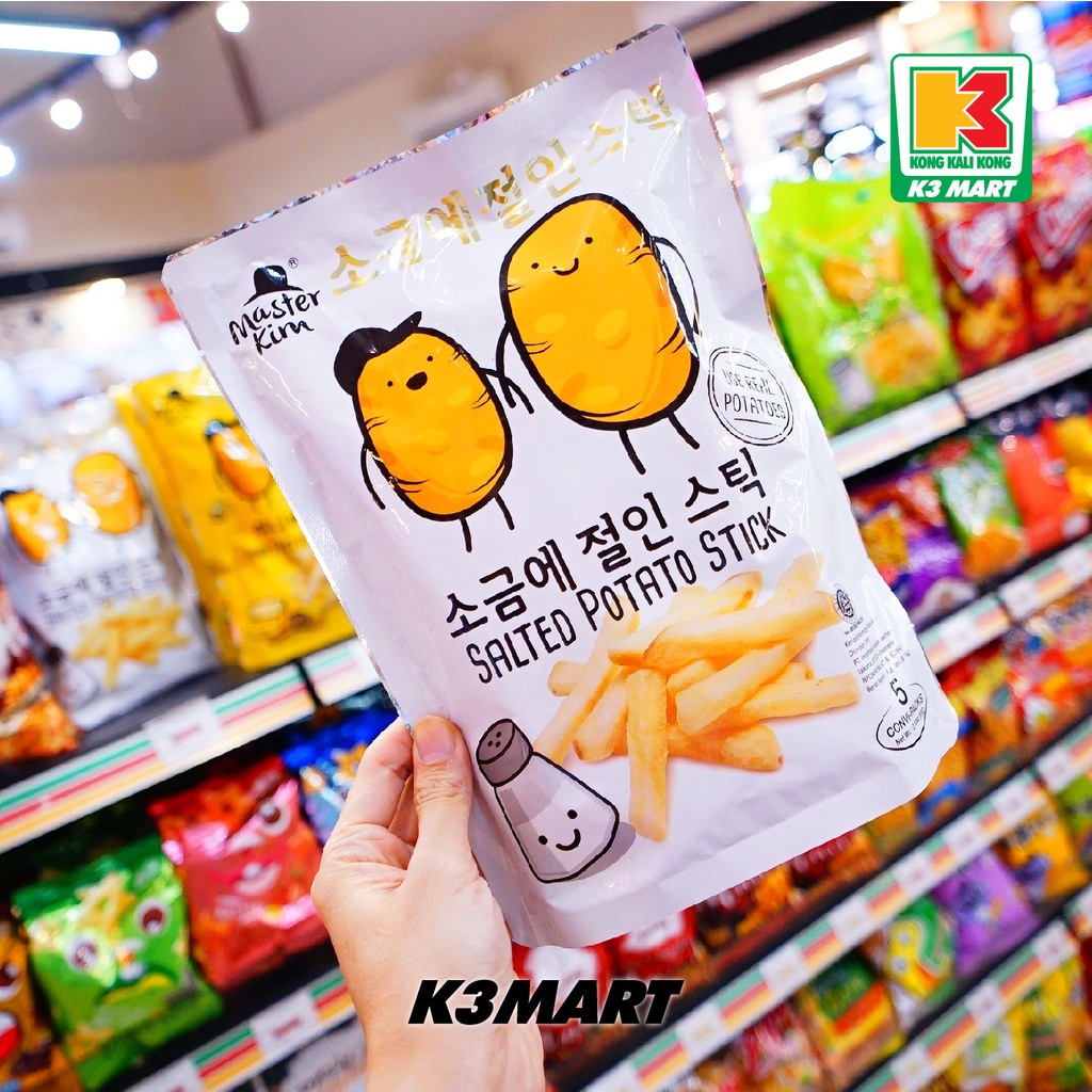 Jual Master Kim Potato Stick Salted Can 70gr | Shopee Indonesia