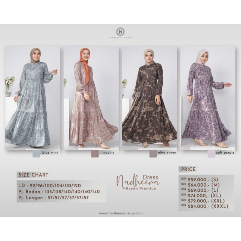 Jual NADHERA LUXURY _ NADHERA DRESS | Shopee Indonesia