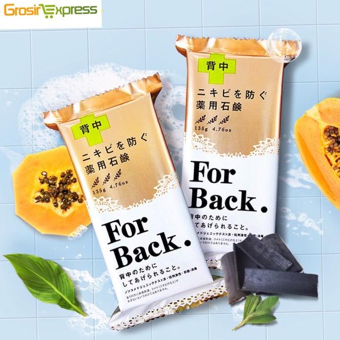 Jual **ORIGINAL JAPAN** Pelican For Back Acne Medicated Soap Bar 135gr ...