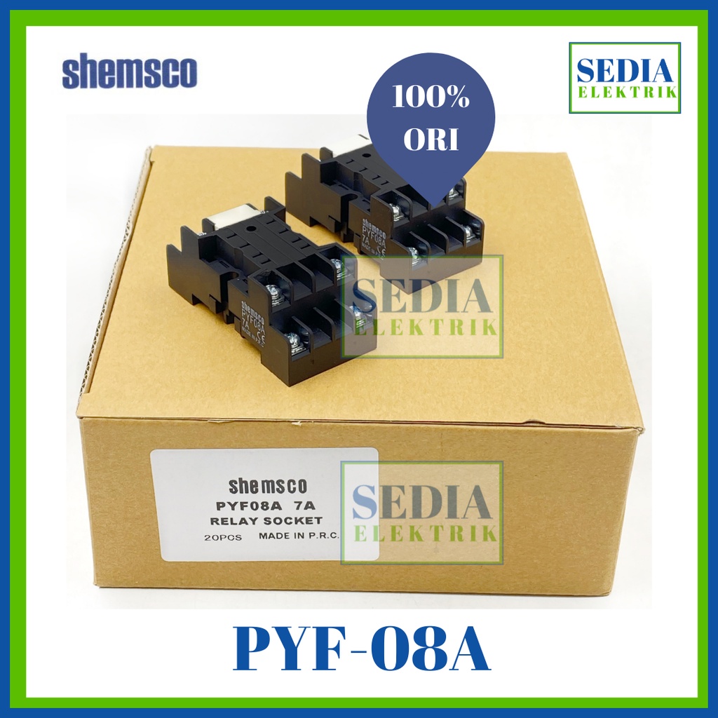 Jual Shemsco Socket Relay PYF-08 PYF 08 PYFZ-08 MY2 MY2N | Shopee Indonesia