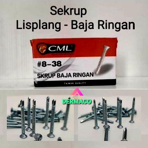 Jual SKRUP LISPLANG 3,8 CM / SKRUP BAJA RINGAN / SKRUP GRC 3,8 CM ...