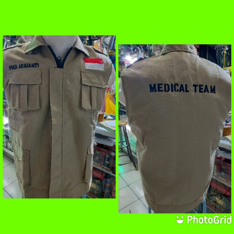 Jual rompi medical team#rompi kesehatan#rompi puskesmas | Shopee Indonesia