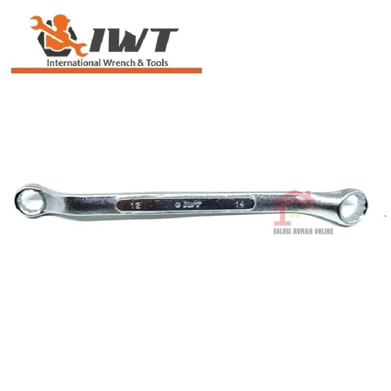 Jual Kunci Ring IWT 6 x 7 - 19 x 21 mm / Double Ring Wrench Made In Japan | Shopee Indonesia