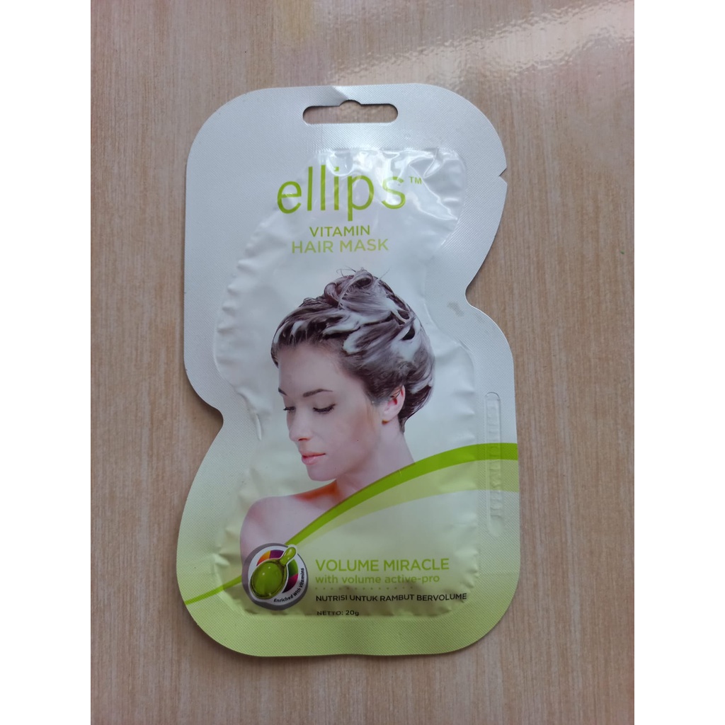 Jual Ellips Vitamin Hair Mask 20 gram | Shopee Indonesia