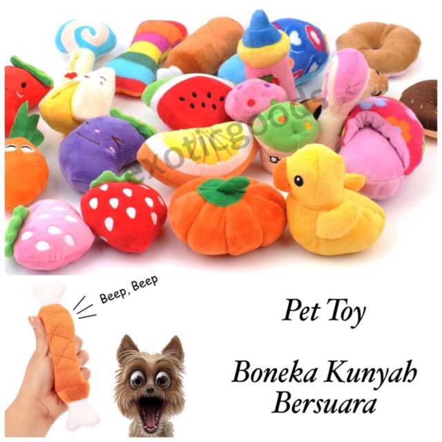 Jual BONEKA GIGIT ANJING BERSUARA BONEKA TULANG GIGITAN ANJING BONEKA ...