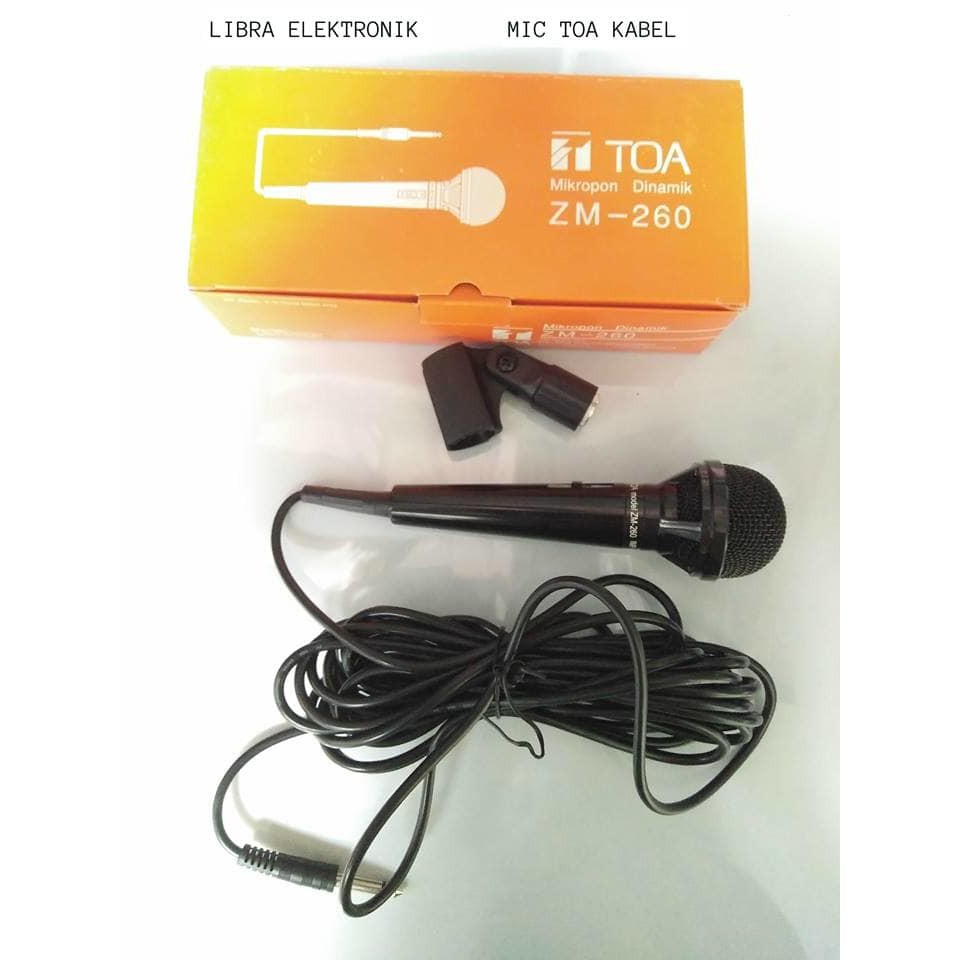 Jual MIC TOA ZM 260 Panjang Kabel 7,5 Meter | Shopee Indonesia