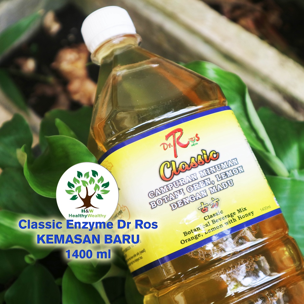 Jual Classic Enzyme Dr Ros | 1400 ml | Klasik Enzim | Tanpa Pengawet ...