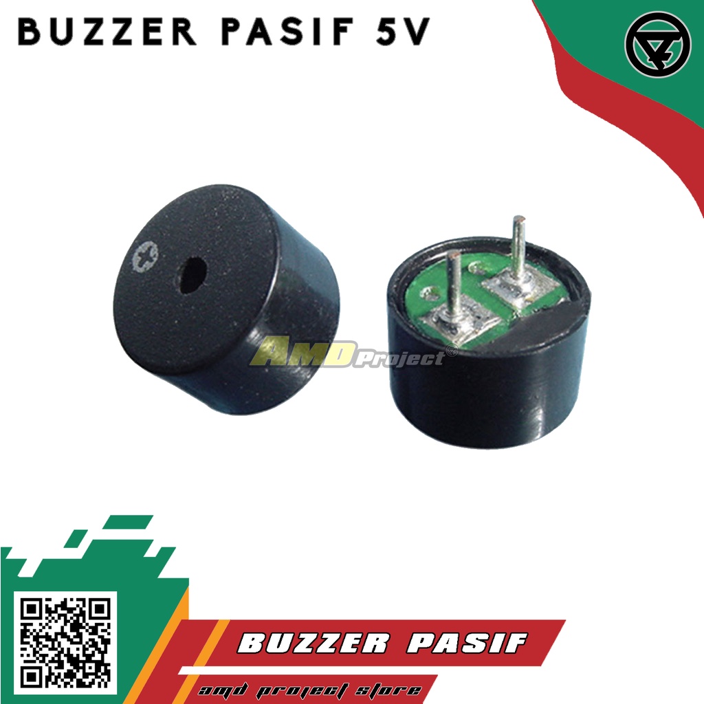Jual Buzzer Pasif 5v For Arduino Warna Hitam 5 Volt Melody Tone ...
