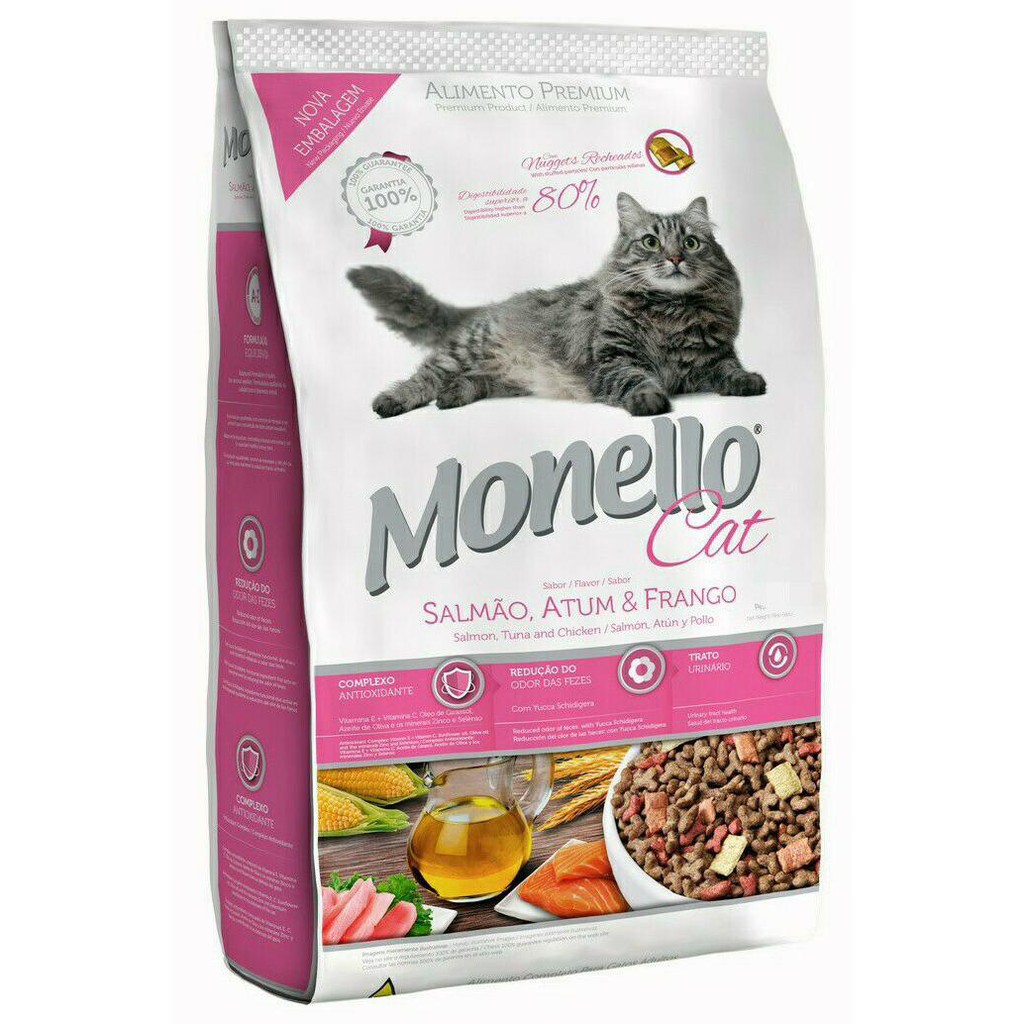 Jual Terlengkap-Store Monello Cat Salmon, Tuna & Chicken 7Kg | Shopee ...