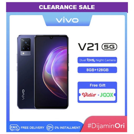 Jual VIVO V21 5G (8GB+128GB) - Dusk Blue | Shopee Indonesia