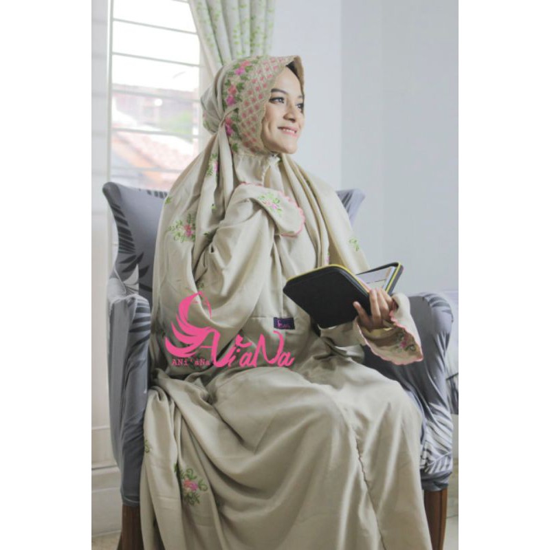 Jual Ani'Ana Official - Mukena Polino Silk Bordir Aniâ€™Ana Andin ...