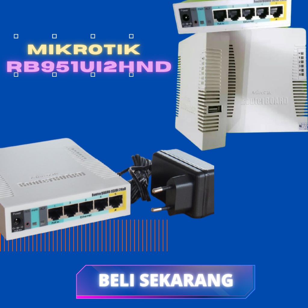 Jual Mikrotik Rb951ui2hnd Routerboard Rb951 ui2hnd | Shopee Indonesia