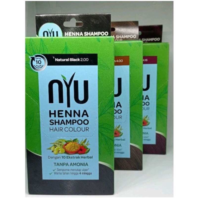 Jual SEMIR NYU HENNA SHAMPO 20ML PER PACK | Shopee Indonesia