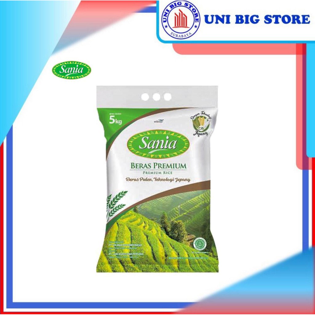 Jual Sania Beras Premium Rice 5 kg | Shopee Indonesia