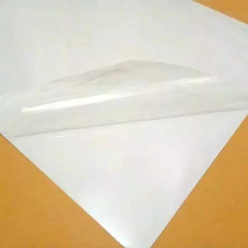 Jual Vinyl Transparan Print A4 inkjet/ Vinyl Putih Glossy A4 inkjet ...