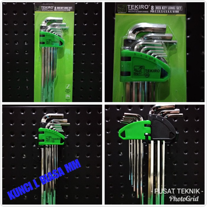 Jual KUNCI L SET PANJANG TEKIRO 8 PCS | Shopee Indonesia