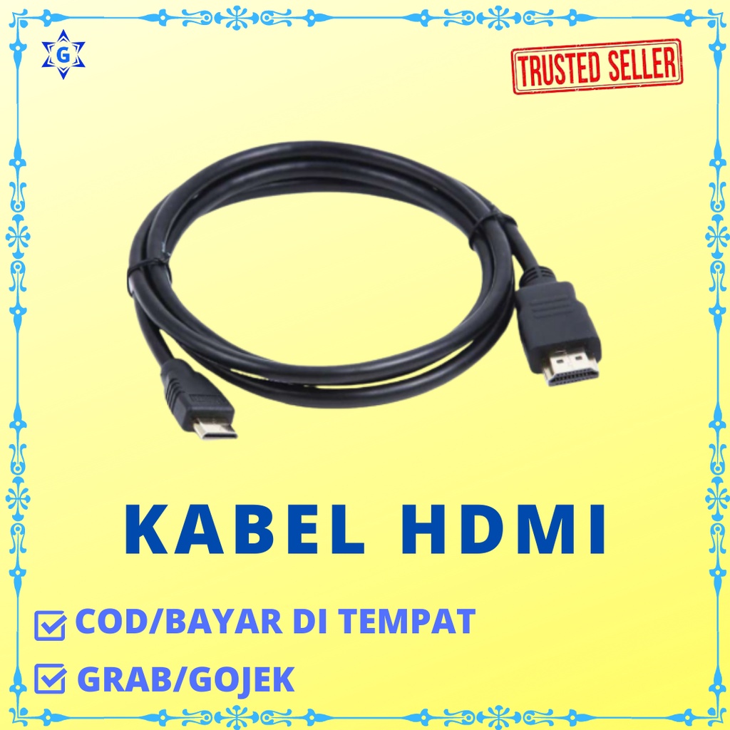 Jual KABEL HDMI PANJANG 1 METER MURAH | Shopee Indonesia