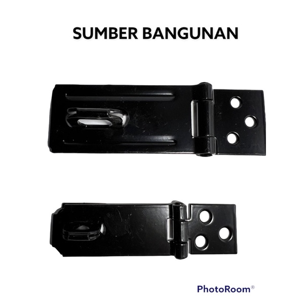 Jual OVERVAL PLAT STAMVICK / PLAT GEMBOK TEBAL HITAM / KUNCI PINTU ...