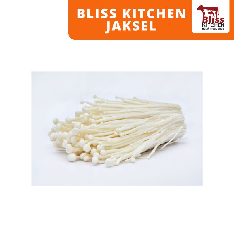 Jual Enoki Mushroom / Enokitake Mushroom / Jamur Enoki 100gr | Shopee ...