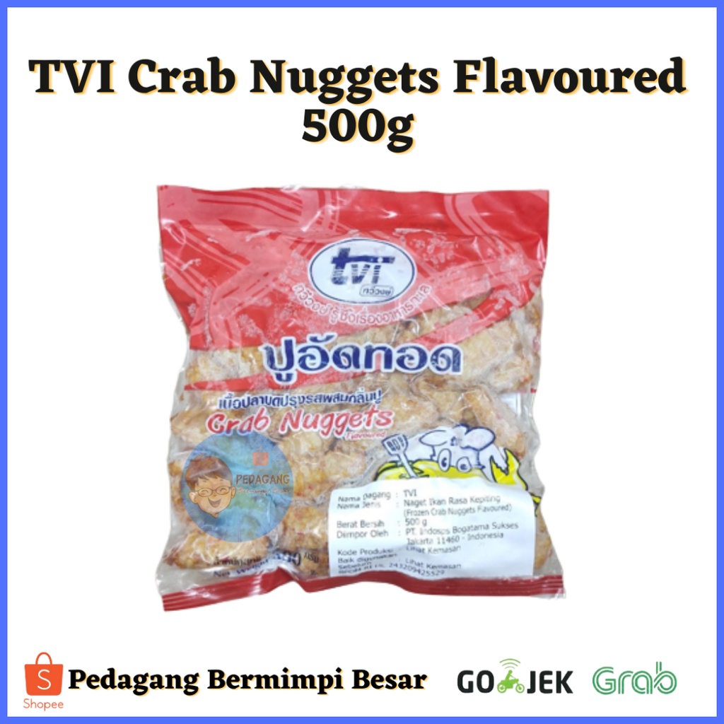 Jual TVI Crab Nuggets Flavoured 500g/ Nugget Ikan Rasa Kepiting 500gr ...