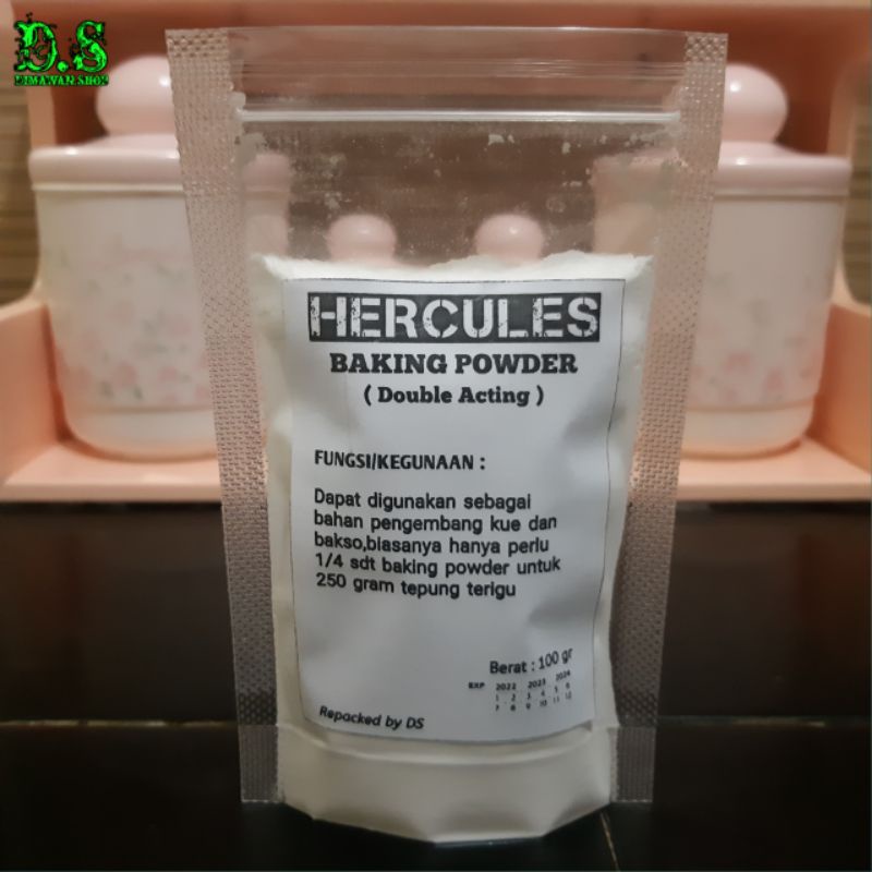 Jual Tepung Pengembang Kue / Hercules Baking Powder Double Acting 100 ...