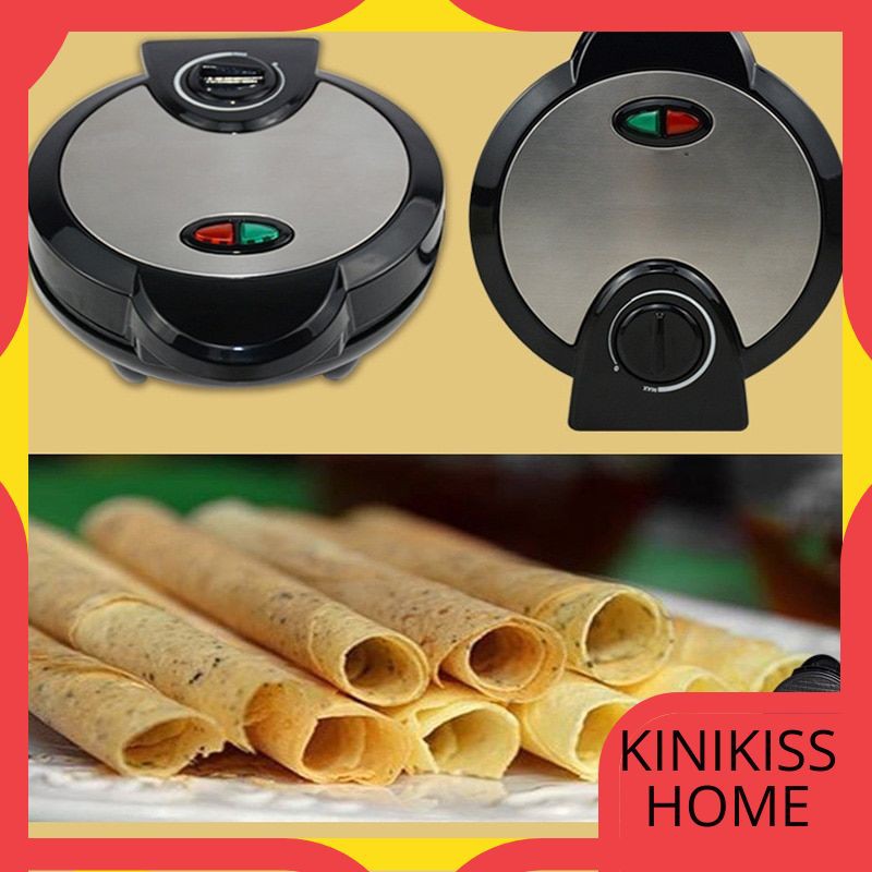 Jual Mesin Cetakan Kue 220V Electric Egg Roll Maker DIY Ice Cream Cone ...