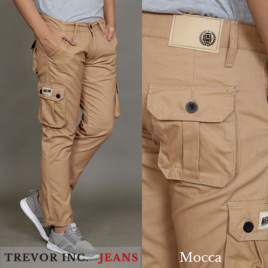 Jual Celana Cargo Panjang Pria Hijau Army Premium Kanvas Original Slimfit Long Kargo PDL Distro ...