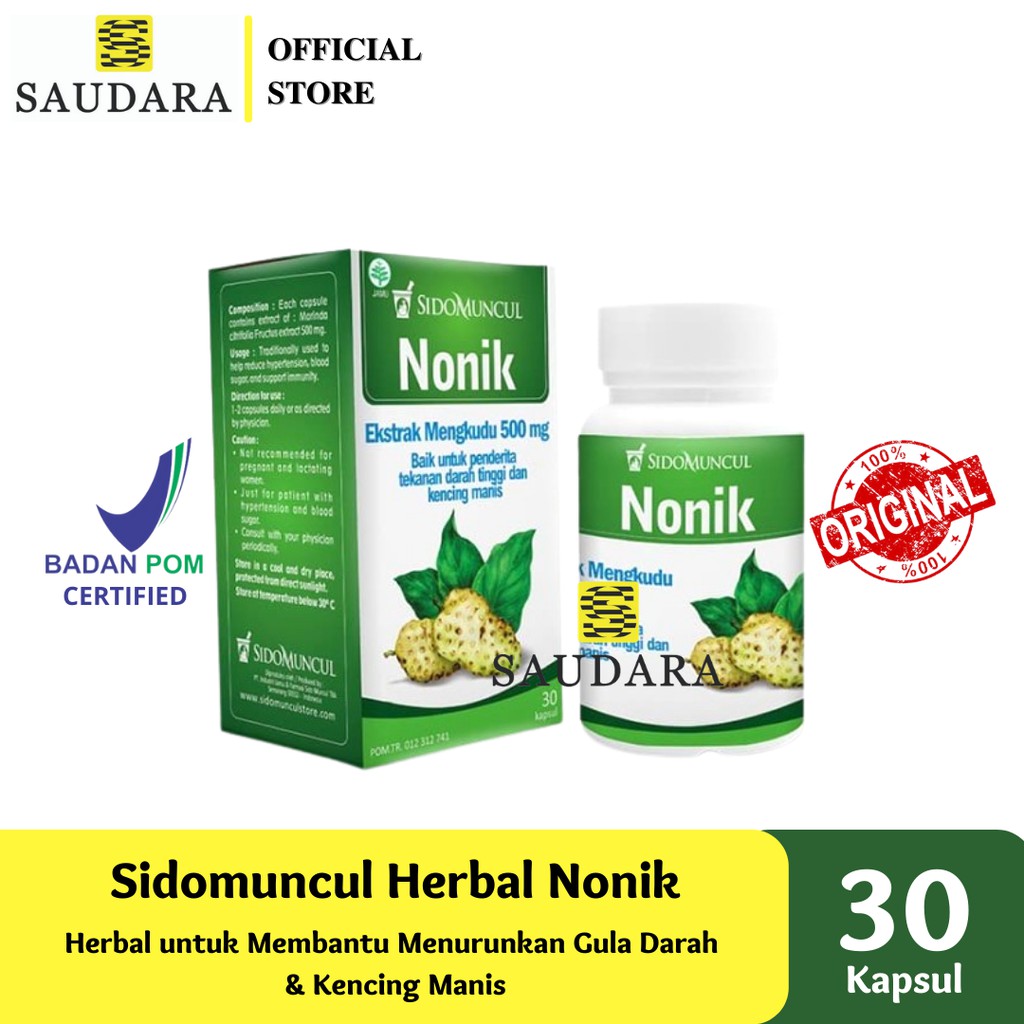 Jual Sidomuncul Nonik Kapsul (30 Kapsul) | Shopee Indonesia