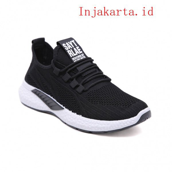 Jual PVN Sepatu Sneakers Pria Import Men Shoes Kasual Hitam 454 sW3s ...