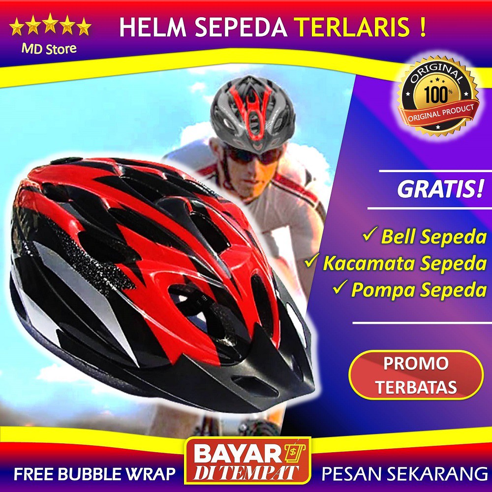 Jual Helm Sepeda Dewasa Helm Sepeda gunung EPS Foam PVC Helm Sepeda ...