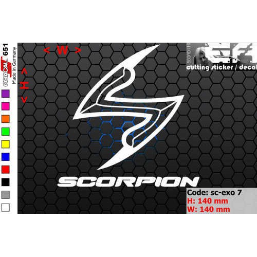 Jual ea cutting sticker / decal Code: sc-exo 7 ( scorpion ) | Shopee ...
