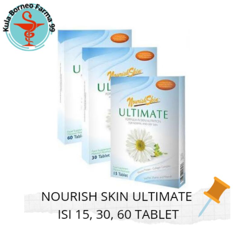 Jual Nourish Skin Ultimate isi 15, 30, 60 tablet | Shopee Indonesia