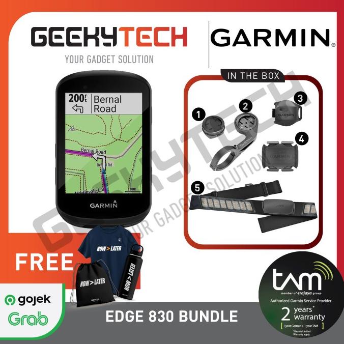 Jual Garmin Edge 830 Sensor Bundle - Garansi Resmi TAM 2 Tahun / GPS ...