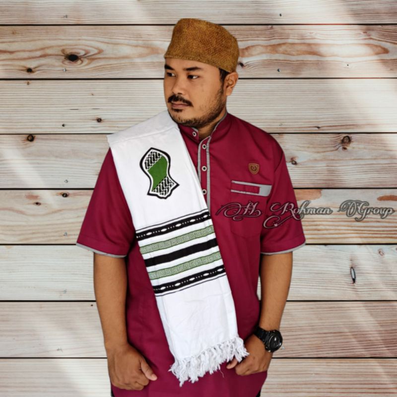 Jual Sorban rida solo motif trompa / Sorban Ar-rida Solo Motif Batik ...