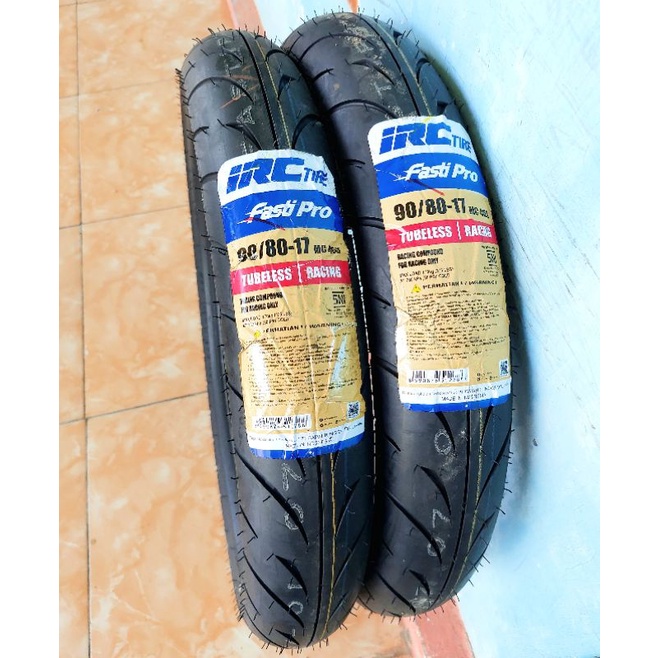 Jual Ban luar tubeless race compound soft compound ukuran 90/80-17 IRC ...