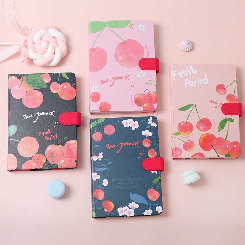 Jual Pink Peach and Cherry Notebook / notebook planner / buku agenda ...