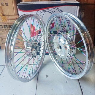 Jual Velg Jari Jari Ring 17 140-160-185 Merk Rossi Tromol Chrome Beat ...