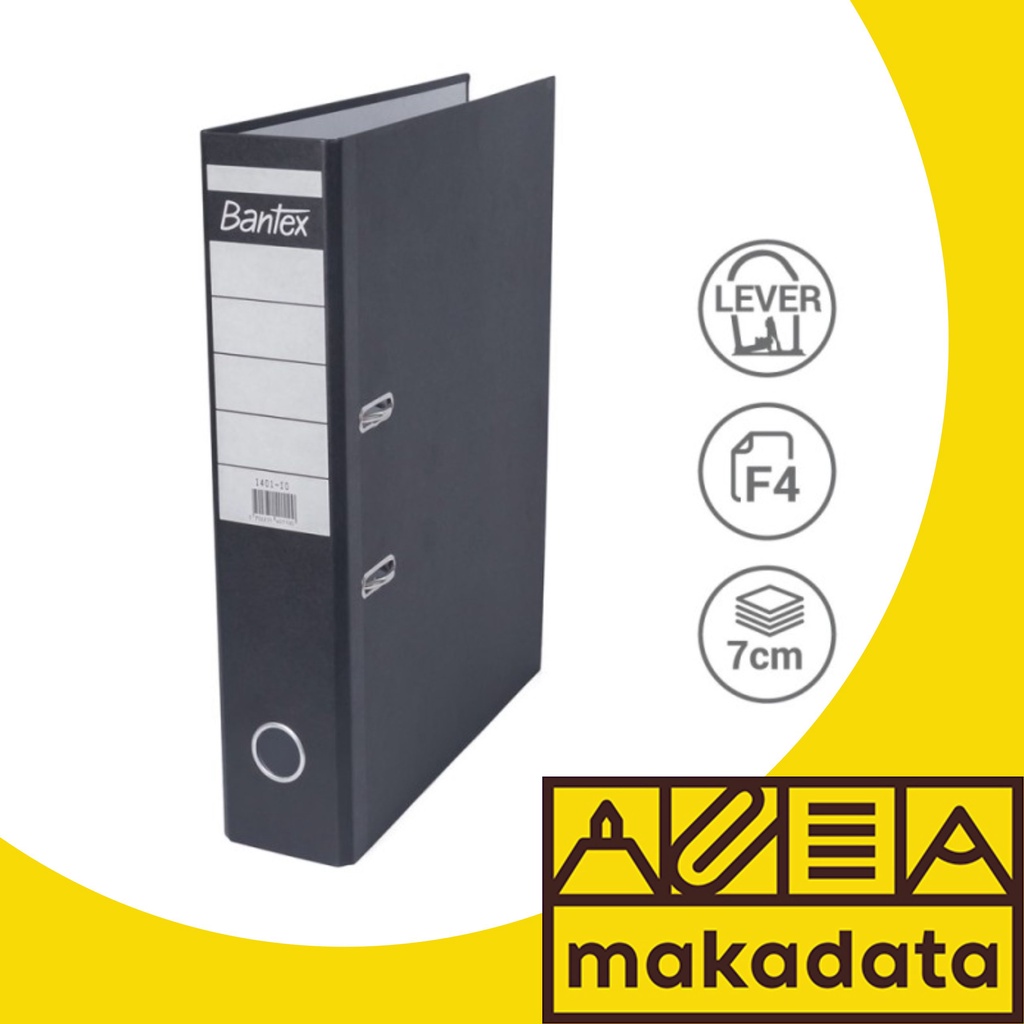 Jual ORDNER BANTEX FOLIO 1401-10 7cm WARNA BLACK MURAH | Shopee Indonesia