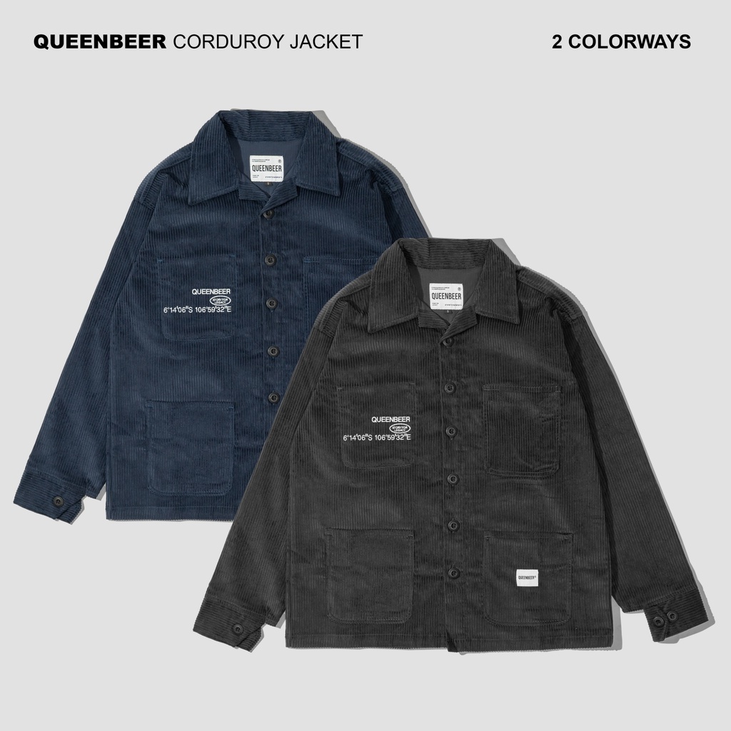 Jual Queen Beer - Corduroy Jacket Sylca | Shopee Indonesia