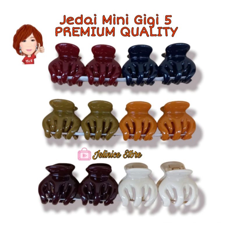 Jual Jedai Bangkok Mini ORIGINAL Gigi 5 Uk 3,5 Cm / Jedai Rambut ...