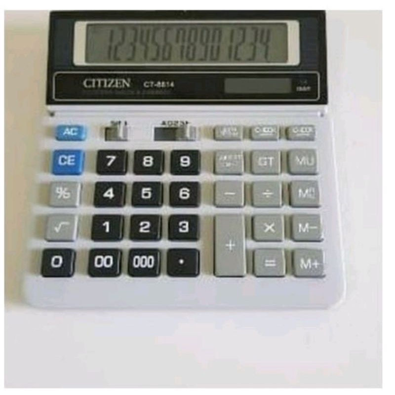 Jual KALKULATOR DAGANG CITIZEN 14 DIGIT CHECK & CORRECT AWET DAN MURAH ...